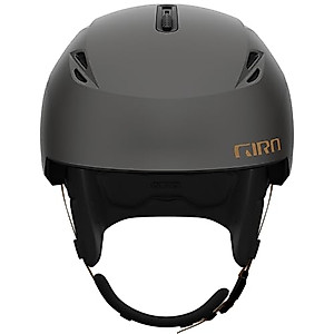 Giro Grid Spherical Ski Helmet - Snowboard Helmet for Men & Women - Metallic Coal/Tan - M (55.5-59cm)