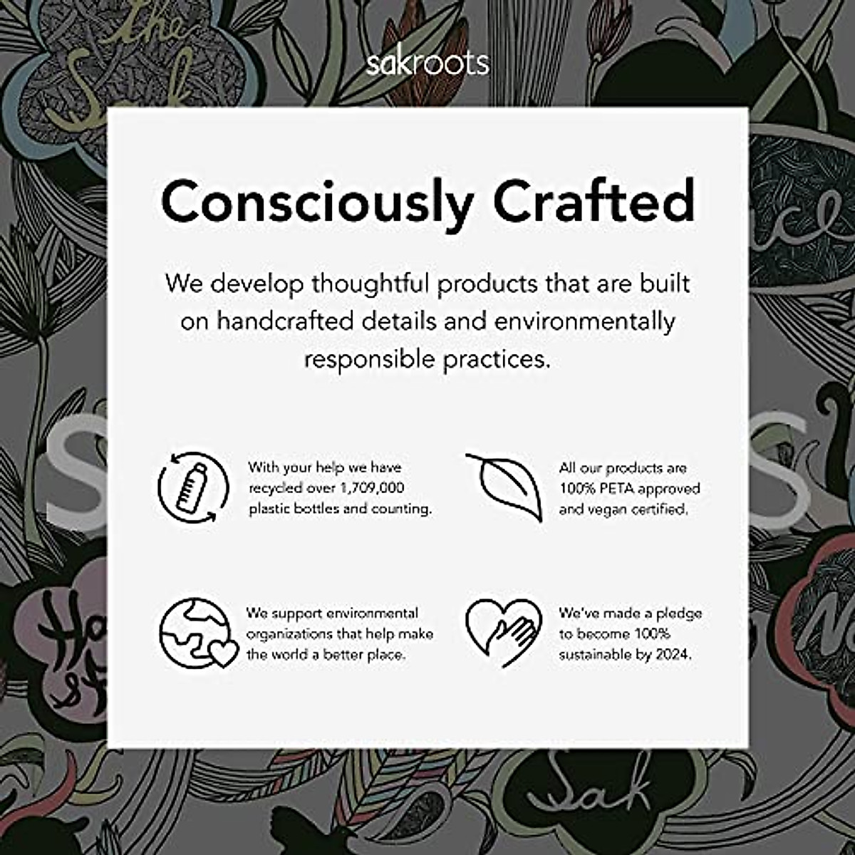 Sakroots Women's On The Go 21" Roller Suitcase in Sustainable Materials, Rainbow Wanderlust, Carry-On 22-Inch