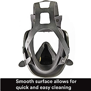 3M Respirator Kit, Full Face 6900, Reusable, Large, Plus 4 Particulate Filters 2097, P100 for Mold Remediation, Dust, Lead, Asbestos, 69097