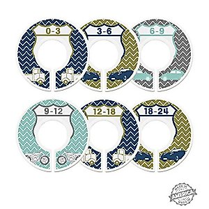 Modish Labels Baby Clothes Size Dividers, Baby Closet Organizers, Size Dividers, Baby Closet Organizers, Closet Dividers, Clothes Organizer, Boy, Vintage, Cars, Retro, Uptown Traffic Nursery (Baby)