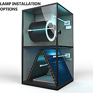 120V UV Lamp for HVAC Coil Systems (up to 5 tons) with 14″ 14W Ultraviolet Bulb
