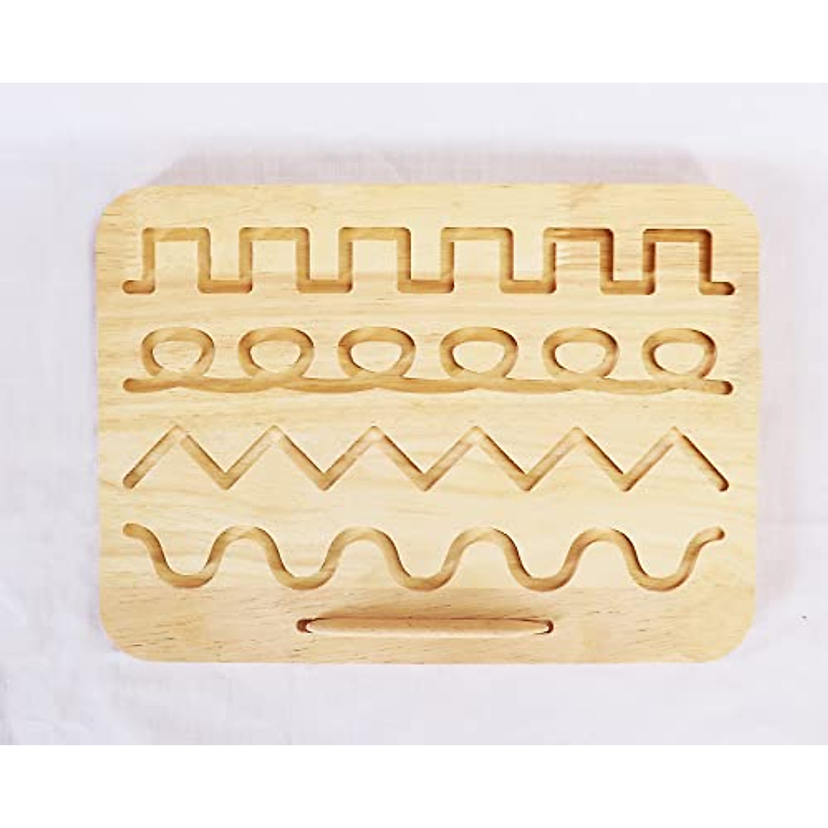 Reversible Prewriting/Shapes Tracing Board - Learning for Toddlers - Wooden Shapes - Shapes Tracing for Toddlers - Montessori Letters - Montessori Toys for 3 Year Old 4 5 6 - Preschool Classroom Toys