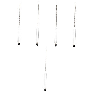 GLEAVI 5pcs Hydrometer Petroleum Making Tool Measure Tool Liquid Tester Mud Making Kit for Beginners Mud Making Supplies Test Tool Liquid Measuring Tools Liquid Meter Distilling Supplies