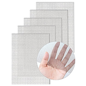 5 Pack Wire Mesh Screen 13.4'' x 9.5'' for Air Vent, 24cm x 34cm, 20 Mesh, 1mm Hole, 304 Stainless Steel Wire Mesh, Easy to Cut