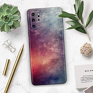 DesignSkinz Abstract Fire & Ice V19 Protective Vinyl Decal Wrap Skin Cover Compatible with The Samsung Galaxy S20 (Screen Trim & Back Glass Skin)