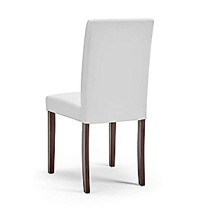 Modway Prosper Faux Leather Dining Side Chair Set of 2, White