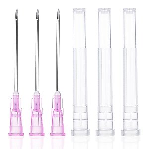 18G 1.5 Inch Dispensing Needle Accessorie, Individually Wrapped Pack of 100