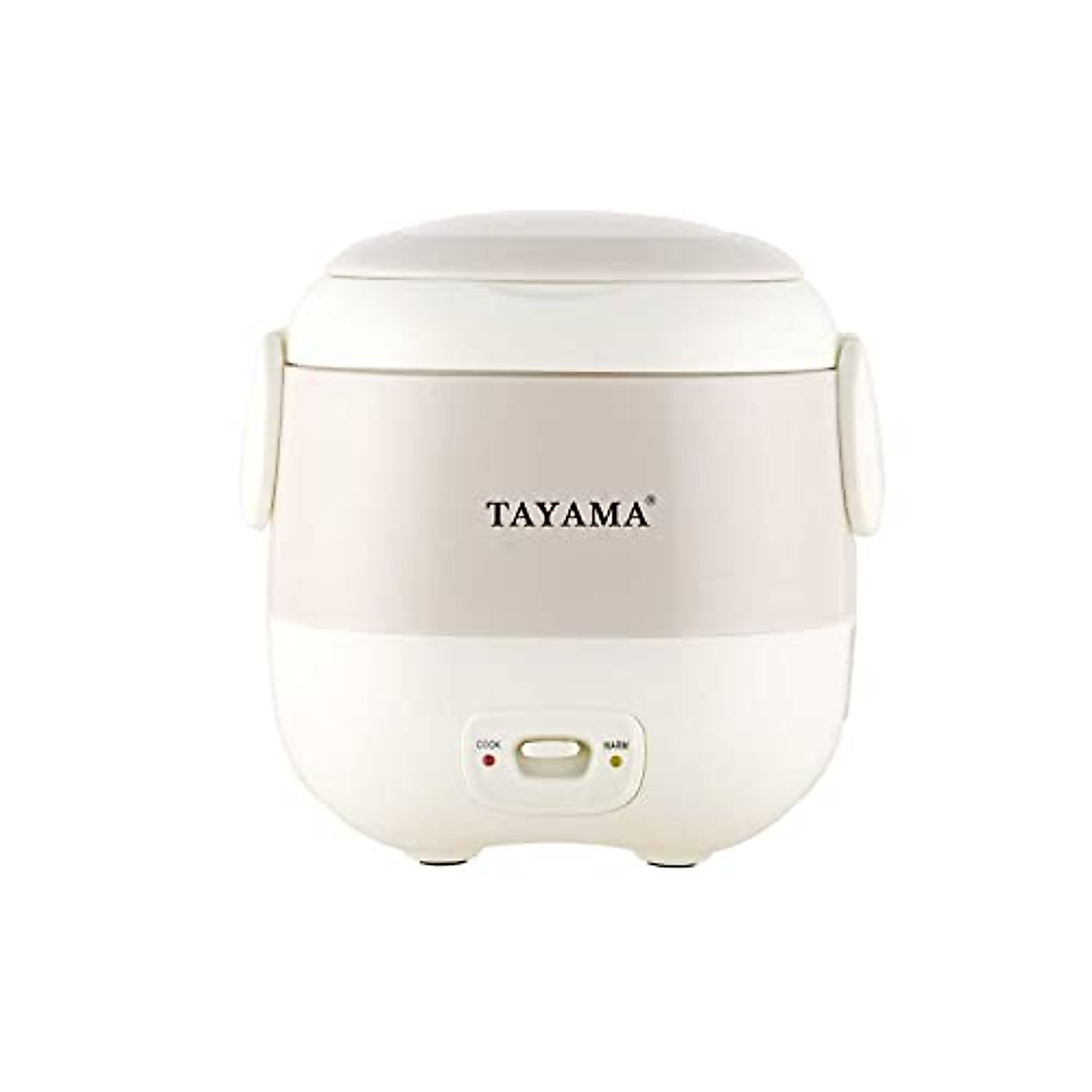 Tayama 1.5 Cup Portable Mini Rice Cooker, White (TMRC-03R)