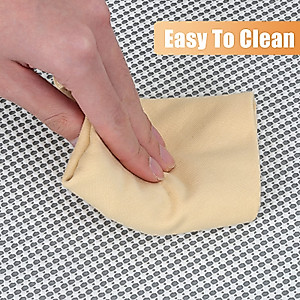 BAKHUK Grip Shelf Liner, Non-Adhesive 12 Inch x 25 Feet Cabinet Liner Durable Organization Liners for Kitchen Cabinets Drawers Cupboards Bathroom Storage Shelves (White)