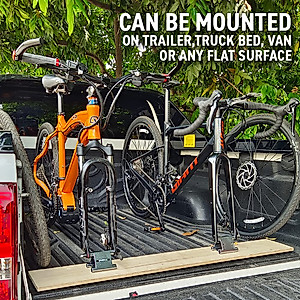 ONIPAX Triangle Bike Fork Mount Hitch Rack ; for 15mmx110mm, 12mmx110mm, 9mm x110mm