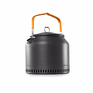 GSI Outdoors Halulite 1.8L Tea Kettle HS I Heat Sink Technology, Ultralight Camp Kettle