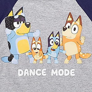 Bluey Bingo Dad Little Boys Graphic T-Shirt Bluey Family Kids 7-8