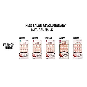 KISS Salon Acrylic Nude 28 Nails (6 PACK, KAN03)