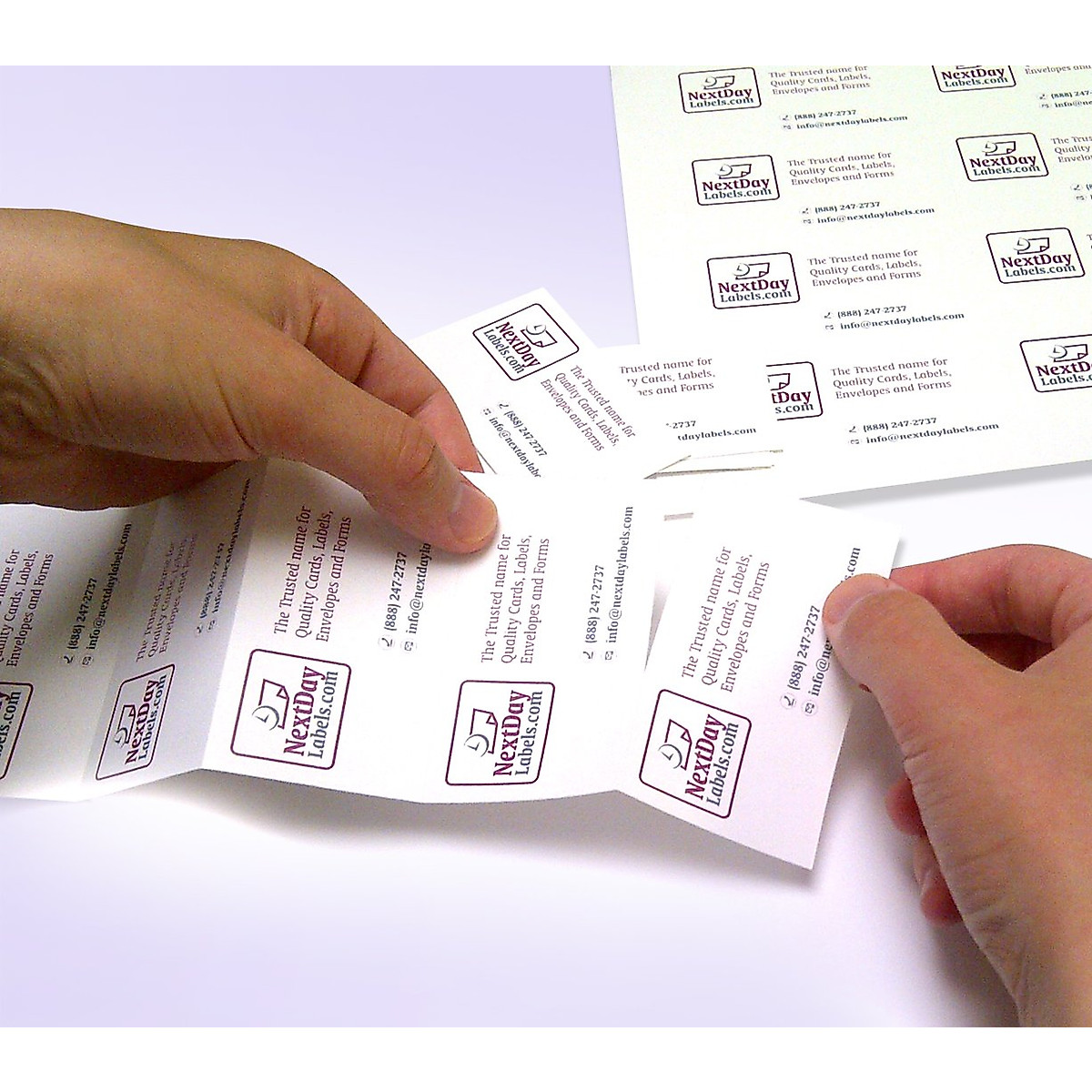 NextDayLabels 100# Tag Blank 10 Per Page White, Laser/Ink Jet Business Card Stock (1000)
