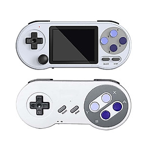 3-inch Data Frog SF2000 HD Arcade Game Console, Handheld Game Console for Kids Adults, with 1500mAh Battery 6000 Classic Games Supports Multiple emulators (Dual-Player Mode)