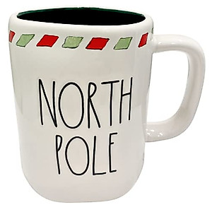 Rae Dunn Ceramic North Pole Christmas Coffee, Tea Mug