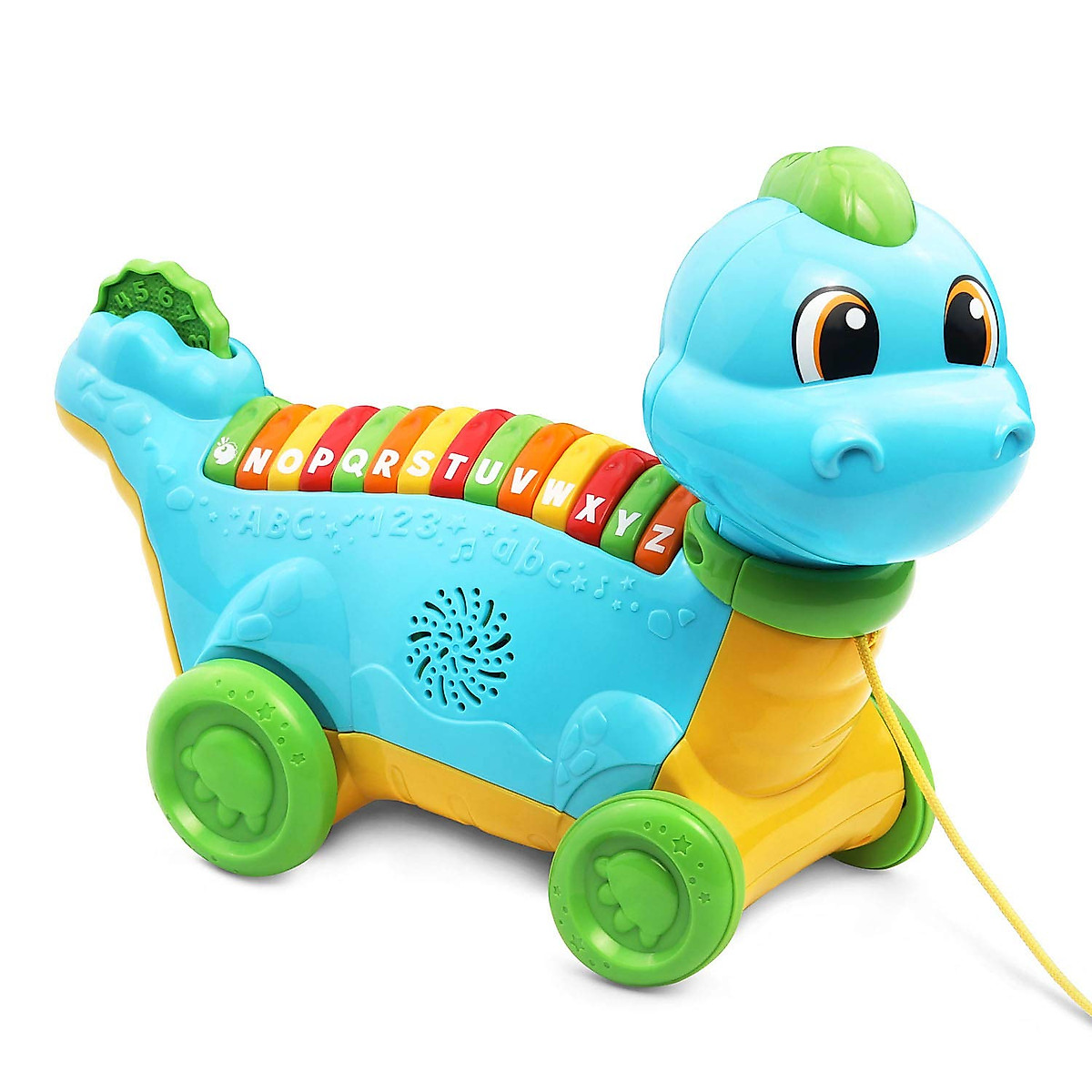 LeapFrog Lettersaurus Alphabet Pull Toy, Teal