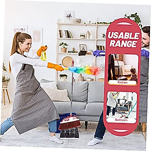 Unomor 1 Set Broom Dustpan Combination Garbage Shovel Broom Outdoor Household Dustpan Home Broom Supple Broom Broom Dustpan and Broom for Home Dustpan with Broom Stainless Steel