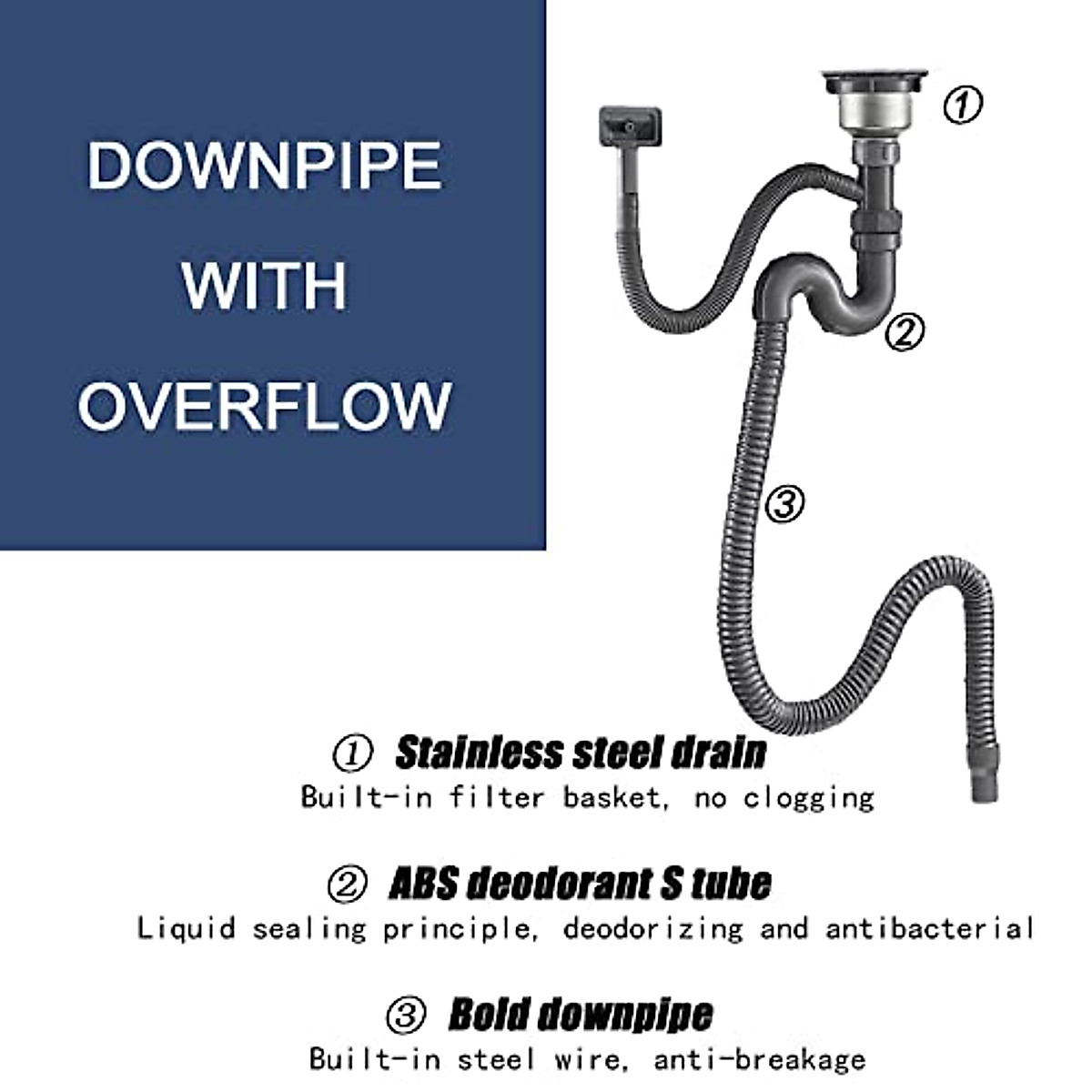 Wall mount utility sink,stainless steel wall-mounted commercial large sink,free standing utility sink、Stainless Steel Utility Sink Commercial Single Bowl Sink,for Laundry/Backyard/Garage ( Size : 15*1