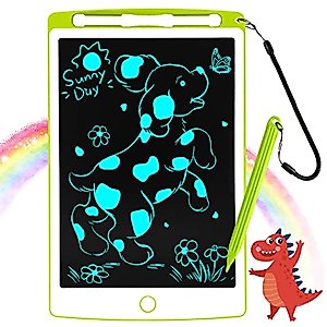 LCD Writing Tablet for Kids, Toddler Girl Boy Toys 8.5 Inch Kids Drawing Tablet Doodle Board with Lanyard, Road Trip Essentials Kids First Birthday Gifts for Girls Boys 3 4 5 6 7 8 9 Year Old