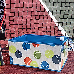 Passion for Tennis Collection 17"x12"x8" Storage Bin (White Background)