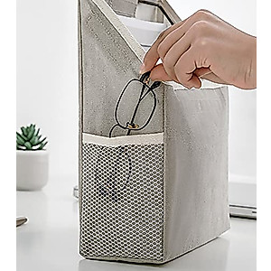 DRON TOOON Fabric Wall Hanging Storage Caddy Bag Over the Door Pouch Organizer for Bedroom Bathroom Kitchen