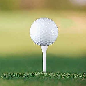 Zivisk Wooden Golf Tees 3-1/4" 100 Count 83mm White