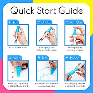 Funcils Liquid Chalk Markers for Chalkboard Signs, Blackboard, Window, Labels, Bistro, Glass, Car (10 Pack, 6mm) - Wet Wipe Erasable Ink Chalk Board Markers, Reversible Tip Liquid Chalk Pens