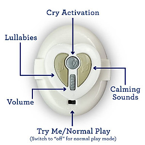 SwaddleMe Mommies Melodies (Lamb) – Cry-Activated Baby Soother