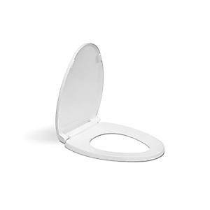 Centoco 1700SC-001 Luxury Plastic Elongated Toilet Seat with Slow Close, White