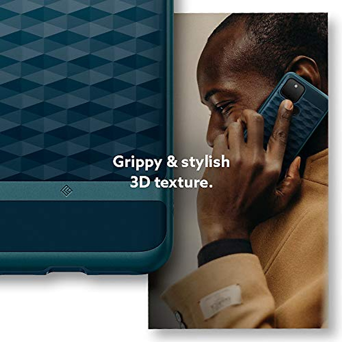 Caseology Parallax for Google Pixel 5 Case (2020) - Aqua Green