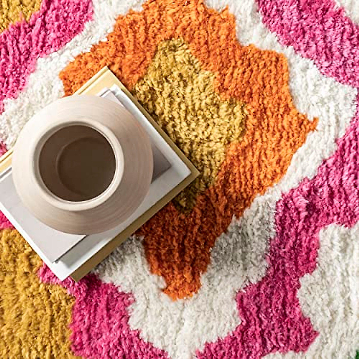 nuLOOM Abbey Carnival Handmade Shag Area Rug, 5 ft x 8 ft, Multi