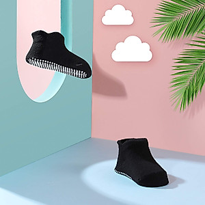 IMIVIO Toddler Boy Girl Socks Anti Slip Baby Socks with Grips for Kids 3T-4T 4T-5T