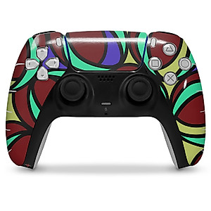 WraptorSkinz Skin Wrap compatible with Sony PS5 DualSense Controller Crazy Dots 04 (CONTROLLER NOT INCLUDED)