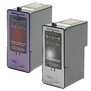 Primera Bravo Pro AutoPrinter Black 53336 and Tri-Color 53335 Ink Cartridge Set