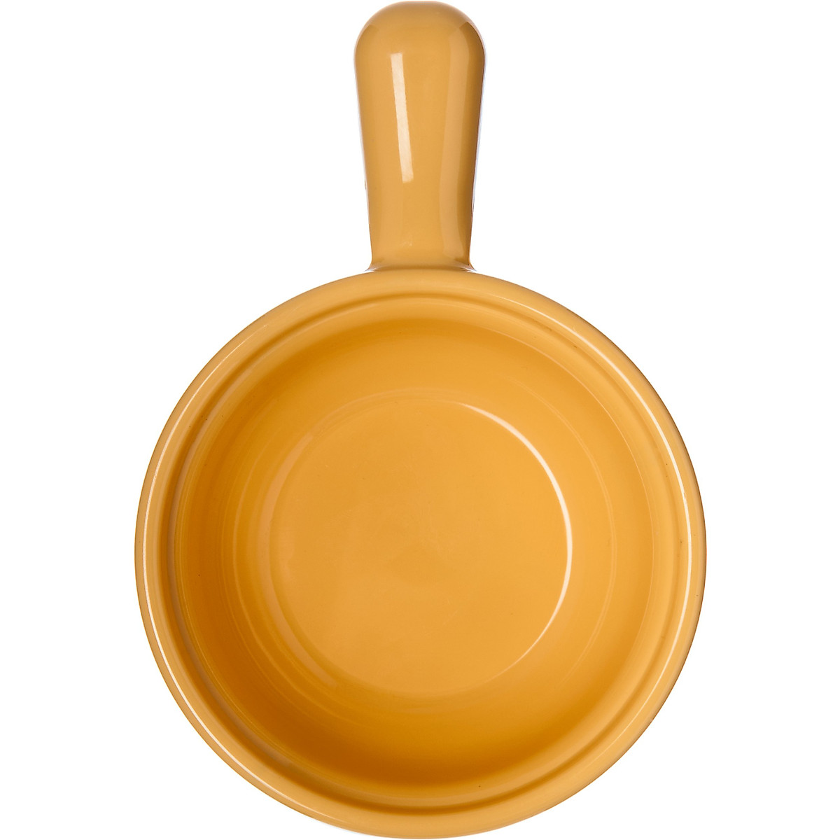Carlisle FoodService Products Soup Bowl with Handle for Catering, Buffets, Restaurants, San, 8 Ounces, Yellow