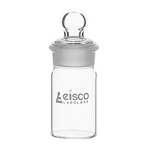 EISCO Weighing Bottle- Tall Form, Borosilicate Glass - 15mL - 25x50mm