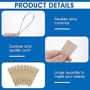 Piriuuo10 Pcs Impulse Sealer Replacement Parts, Impulse Heat Sealer Strips 8 inch Heat Seal Strips Heat Sealer Replacement Element Impulse Sealer Service Spare Repair Kits for Hand Heat Sealers