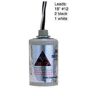 Delta CA302-R 2-Pole 125/250VAC Single Phase Surge Capacitor