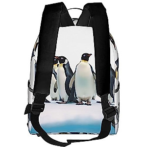 BAFAFA Penguins Printed Travel Backpack Business Work Bag Computer Bag Outdoor Sports Rucksack