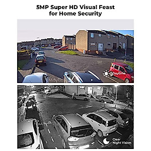 H.VIEW 5MP POE Security ip Camera cctv Surveillance network camera Outdoor indoor HD Mic video Audio sd card Weatherproof 2.8mm IR Night Vision rtsp rtmp nas (Hikvision Compatible)