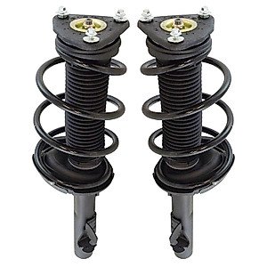 TRQ Front Strut & Coil Spring Assembly Set Driver & Passenger Sides Compatible with 13-19 Ford Escape