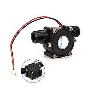 Water Turbine Generator, Micro Hydro Generator Water Turbine Generator Micro Hydroelectric Charging Tool 10W High Power Water Size Approx 8.6 * 4.7 * 3cm DC 5V / 0~80V(0-80V)