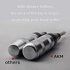 AKM 3/8" Hand Manual Reversible Impact Driver Set Extractor Impact Screwdriver S2 Steel Much More Durable Disengage Rusted Fasteners or Frozen Bolts