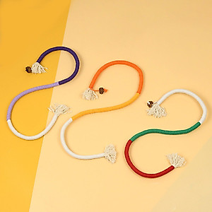 Cat Toys Extended Catnip Toys for Indoor Kitten Cat Chew Molar Scratch Interactive Cat Cotton Rope Cleaning Teeth Cat Dental Stick Cat Treat Kitty Self Play Cat (23.6”) (mixed colors 3pcs,One Size)