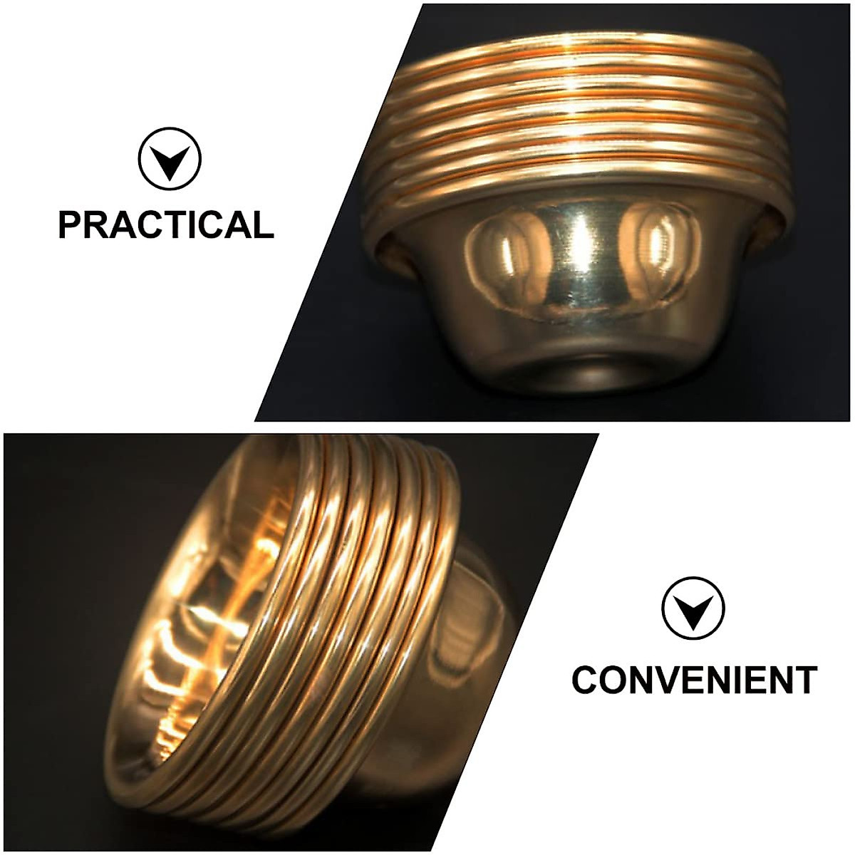 Cabilock 21 Pcs Copper Offering buddhist offering cup Water Offering Bowl Offering Cup Bowl Set Buddhist