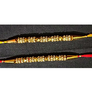 Set of Two Rakhi Thread,Designer Rakhi, Raksha bandhan Gift for Your Brother,Rakhi for Brother,Rakhi Bracelet,Rakhabandhan Rakhi,Rakshabandhan Festival(Multi Color Thread)