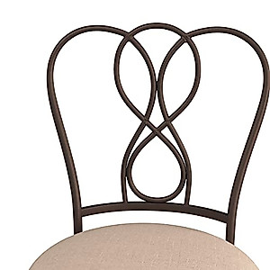 Hillsdale Furniture Hillsdale Christina Vanity Stool, Bronze