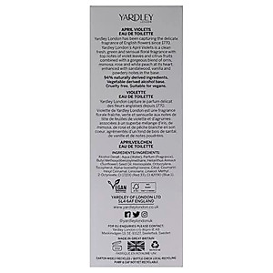 APRIL VIOLETS - Yardley Of London EDT SPR 4.2 oz / 125 ml, Multi, Y9200006-3