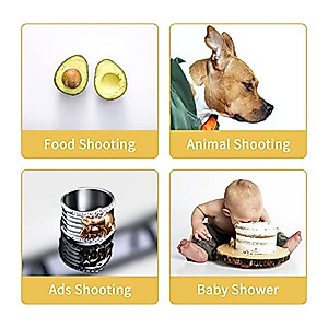 Meking White PVC Backdrop Photography Backdrop Matte & Reflective PVC Background Dual Side Vinyl Photo Backdrop for Product Video Photography Photo Studio 24x51inch (60x130cm)